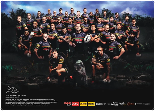 PREMIERS 2023 PENRITH Panthers Nrl Rugby Team Poster, Bargain Champions ...