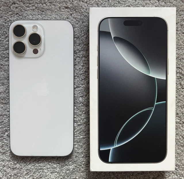 APPLE IPHONE 16 Pro Max 256GB (Unlocked) White Titanium £822.68 ...