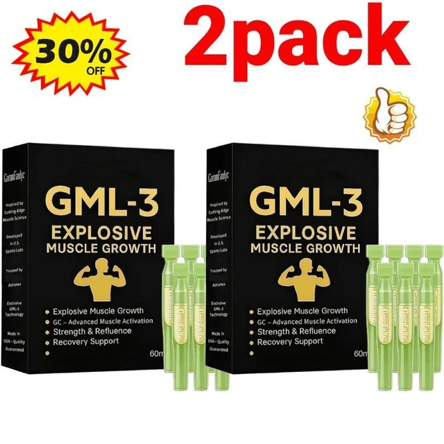 7-21 GML3 SIX-IN-ONE Muscle Growth Solution-Build Muscle Workout ...