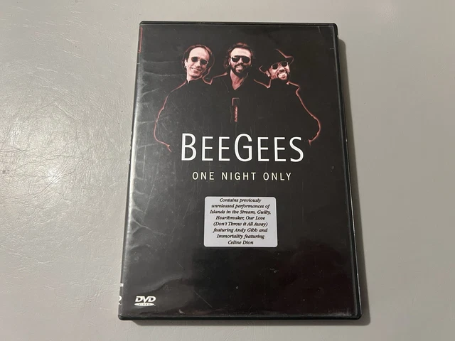 BEE GEES ‘ONE Night Only’ DVD, 1998 Music Concert, R4 $9.00 - PicClick AU