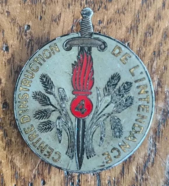 INSIGNE MILITAIRE 4° centre d'instruction de l'intendance Drago Paris ...