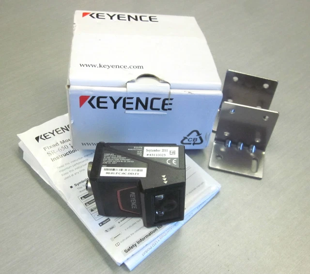 PETIT LECTEUR DE code 2D compatible Ethernet Keyence SR-652, type longue distance EUR 360,00 ...