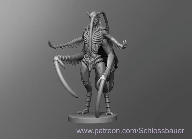 KOCRACHON INSECT BUG Demon Monster Manual 28mm Scale DND D&D Miniature ...