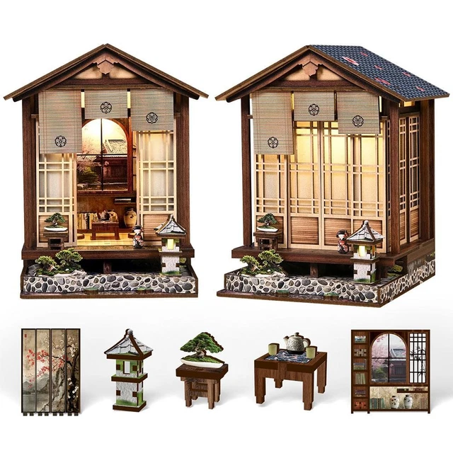DIY 3D MINIATURE House Kit, Model Building Craft Diorama Manual ...