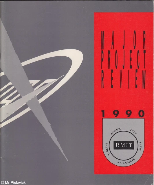 MAJOR PROJECT REVIEW 1990 RMIT 1st Ed. SC Book EUR 18,41 - PicClick FR