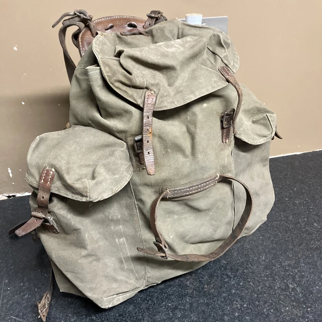 VINTAGE WW2 BRITISH Army Military Commando Rucksack Bergen A Frame ...