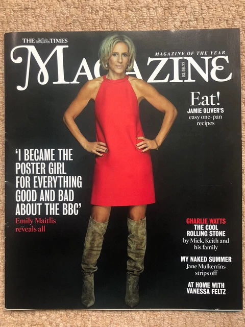 TIMES MAGAZINE EMILY MAITLIS COVER NEW 3rd SEPT 2022 BBC WATTS FELTZ ...