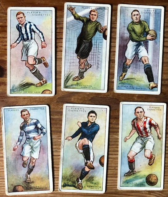 JOHN PLAYER & Sons Cigarette Cards Footballers 1928-9 £3.00 - PicClick UK