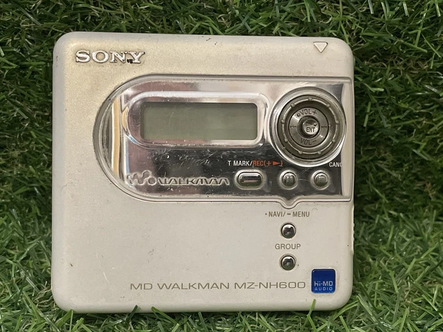 SONY HI-MD WALKMAN MZ-NH600 Portable MiniDisc Recorder - Tested/Working ...