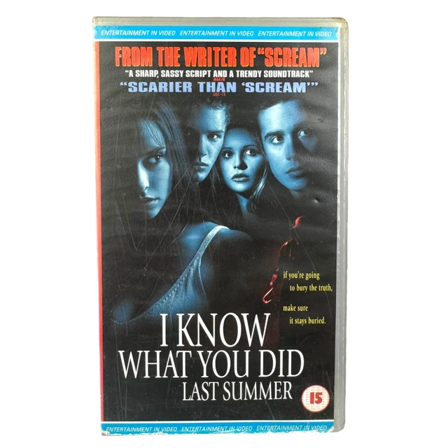 I KNOW WHAT You Did Last Summer Video VHS Horror Film Movie Cert 15 1997 £19.99 - PicClick UK