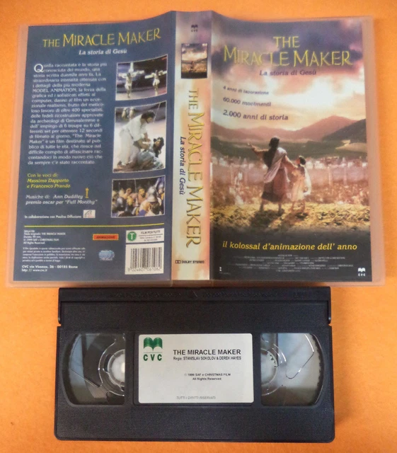 VHS*FILM THE MIRACLE MAKER La storia di Gesu' 2000 CVC SELL6108 (F149 ...
