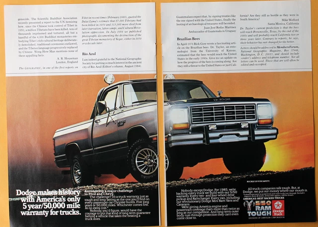 DODGE RAM TRUCK Magazine Print Ad 1985 $9.97 - PicClick CA