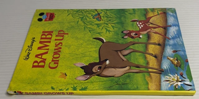 DISNEY BAMBI GROWS Up - Hardcover Book - 1979 First American Edition ...