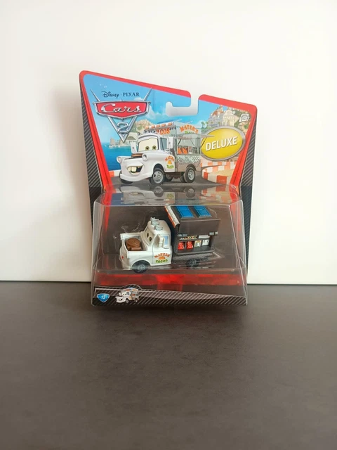 MATTEL DISNEY PIXAR Cars Deluxe TACO TRUCK MATER 1:55 aus Metall neu in ...
