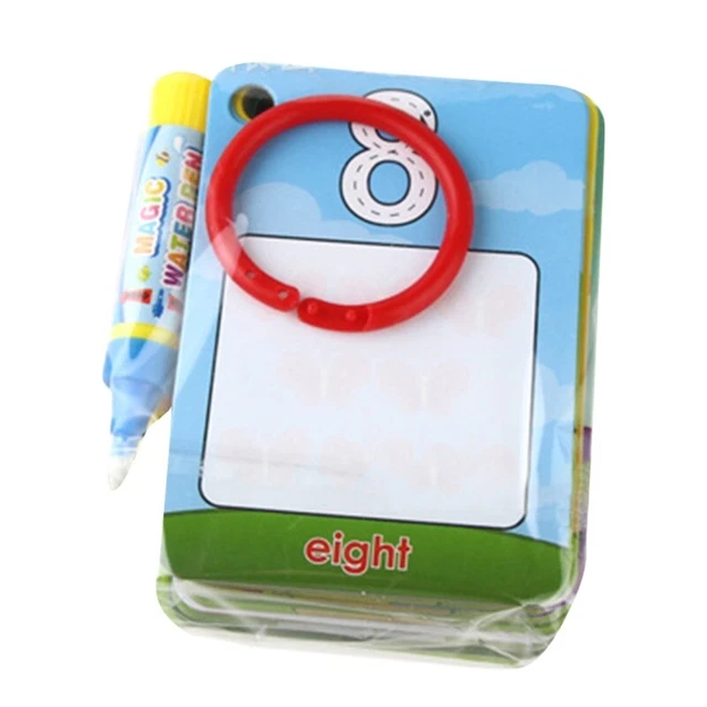 WORD DRAWING FLASHCARD Letter Number Flashcard Watercoloring Word Cards ...