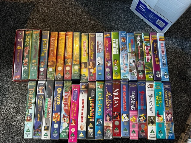 VHS DISNEY/WB TAPES bundle 36 Tapes £25.00 - PicClick UK