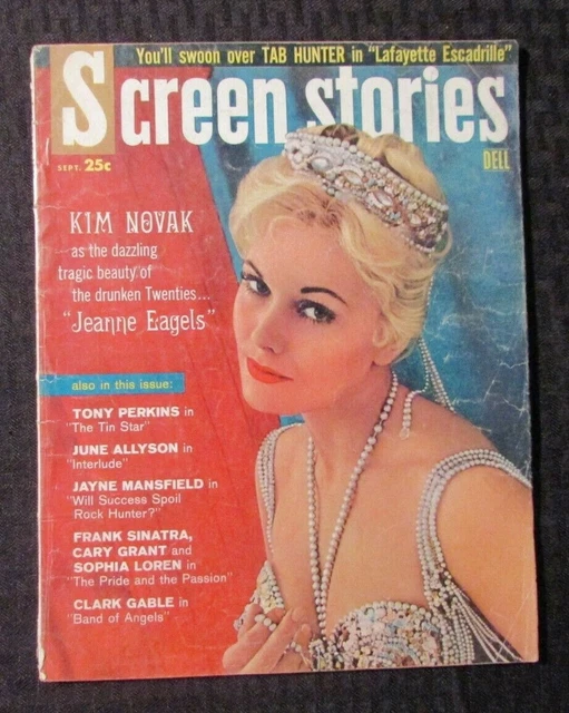 1957 SEPT SCREEN STORIES Magazine G/VG 3.0 Kim Novak/Jayne Mansfield ...