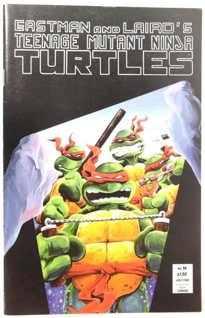 TEENAGE MUTANT NINJA Turtles #16 Comic TMNT 1988 Mirage Studio Eastman Laird VF+ $24.00 ...