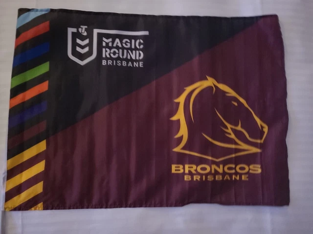 NRL MAGIC ROUND 2024 Brisbane Broncos Flag $15.00 - PicClick AU
