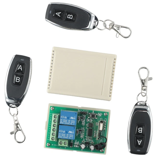 KIT D'INTERRUPTEUR T L COMMANDE ouvre-porte de garage avec 3 metteurs et r EUR 25,69 - PicClick FR