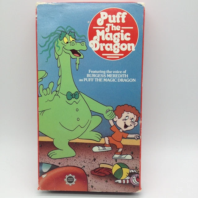 PUFF THE MAGIC Dragon (1985) VHS 70s Children Animated Cartoon Burgess ...