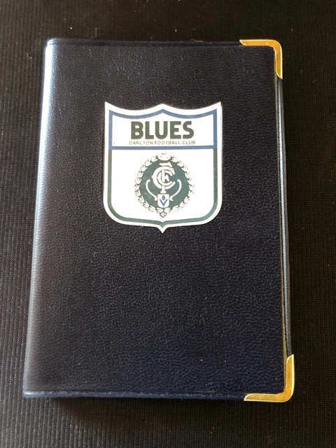 VINTAGE 1986 VFL Football Phone Book Fixture Telephone Carlton Blues $9 ...