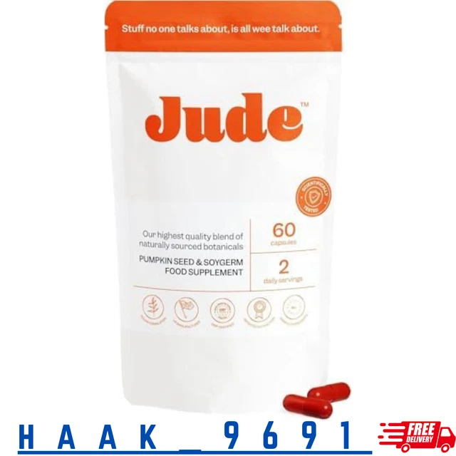 JUDE BLADDER HEALTH Tablets As Seen On Dragons' Den, Science-Backed ...