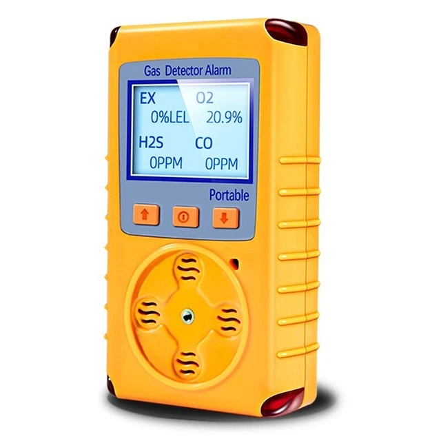 PORTABLE GAS DETECTOR Combustible Oxygen Alarm Analyzer Tester For O2 ...