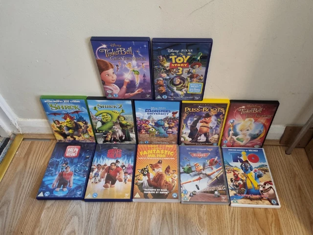 12X KIDS/CHILDRENS DISNEY DVD Bundle, Shrek, Tinkerbell, Toy Story 3, Rio ETC £11.99 - PicClick UK