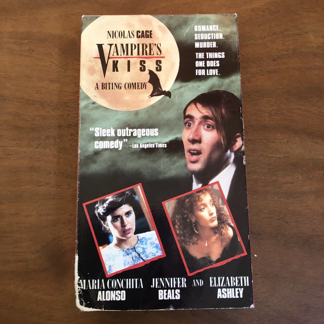 VAMPIRE'S KISS VHS Tape Horror Comedy Nicolas Cage HBO 1988 £21.61 ...