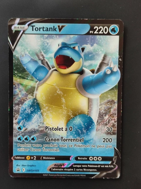 CARTE POKÉMON - TORTANK V - SWSH101 Epée et Bouclier - FR TBE EUR 5,00 ...