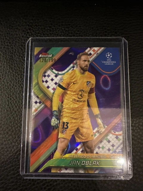 JAN OBLAK TOPPS Finest 24/25 128/199 Atlético de Madrid TCG Panini EUR 1,00 - PicClick DE