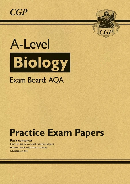 A-LEVEL BIOLOGY AQA Practice Papers: for the 2026 and 2027 exams (CGP ...