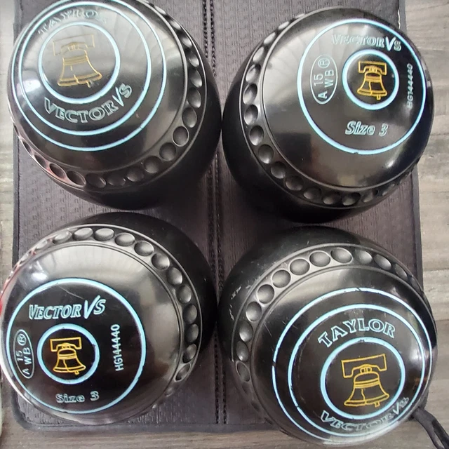 THOMAS TAYLOR VECTOR Vs lawn bowls size 3 £168.50 - PicClick UK