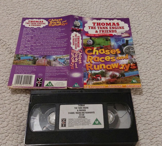 THOMAS THE TANK Engine & Friends - Vhs Video - Chases Races And ...