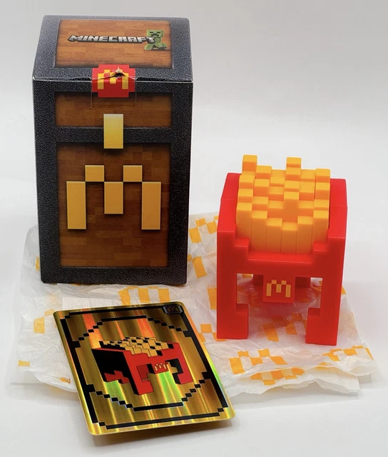 2025 MCDONALD'S MINECRAFT Movie Adult Happy Meal FRY HELMET With Unused ...