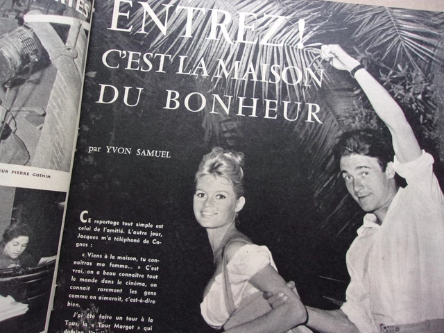 CINÉMONDE N°1306 DE 1959 : Pascale Petit-Brigitte Bardot-Romy Schneider ...