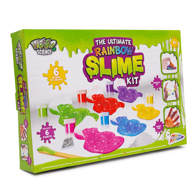 WEIRD SCIENCE THE Ultimate Rainbow Slime Foam Kit For Children Boys ...