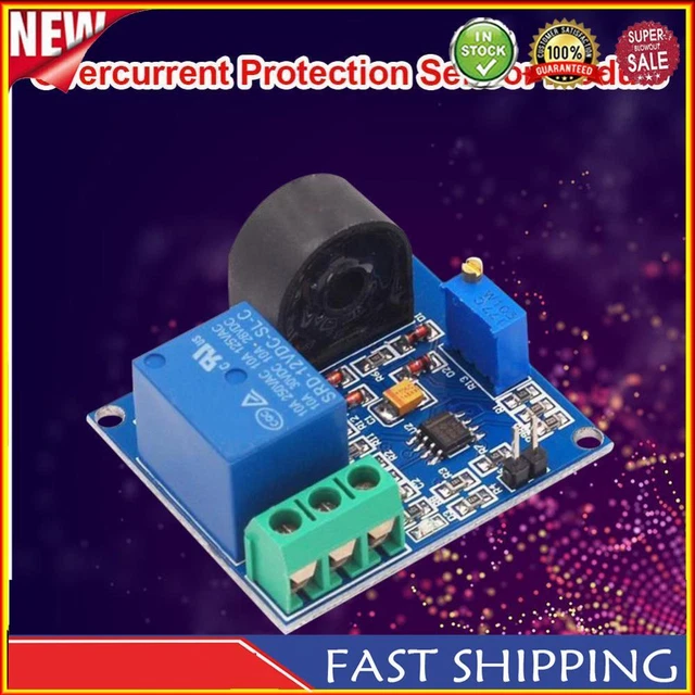 Current Detection Sensor Module 5a Relay Overcurrent Over Current