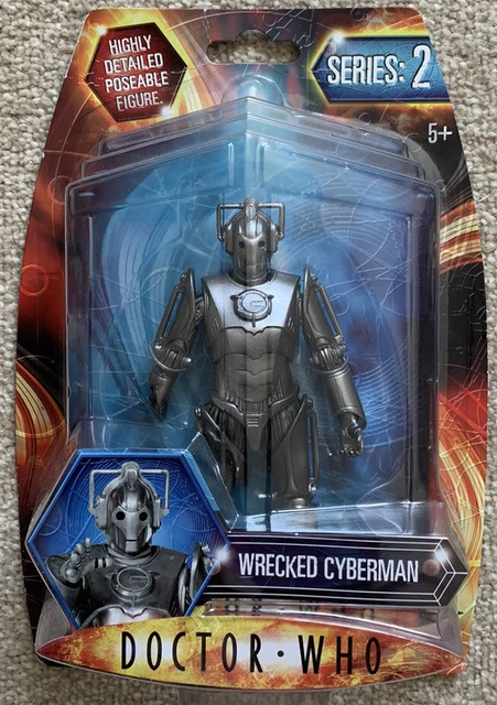 DR DOCTOR WHO Series 2 Wrecked Cyberman Detailed Poseable Action Figure ...
