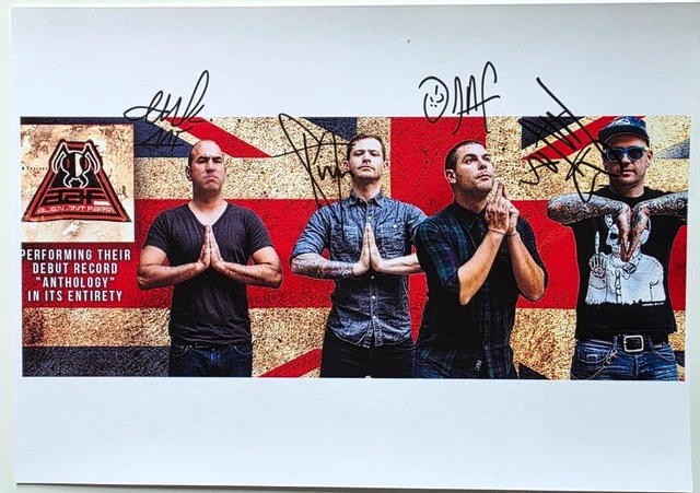 ALIEN ANT FARM A4 glossy presentation signed by the band memorabilia 2 ...