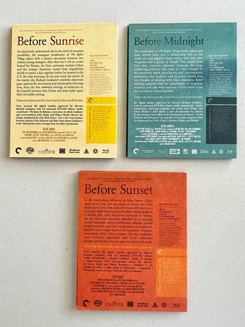 THE BEFORE TRILOGY *NO DISCS INCLUDED* Packaging only from Criterion ...