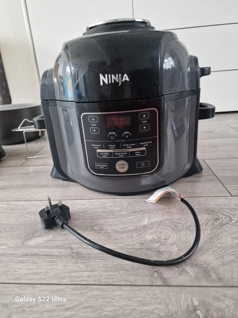 NINJA FOODI OP300UK 7-in-1 Multi-Cooker 6L Electric Cooker Black Air ...