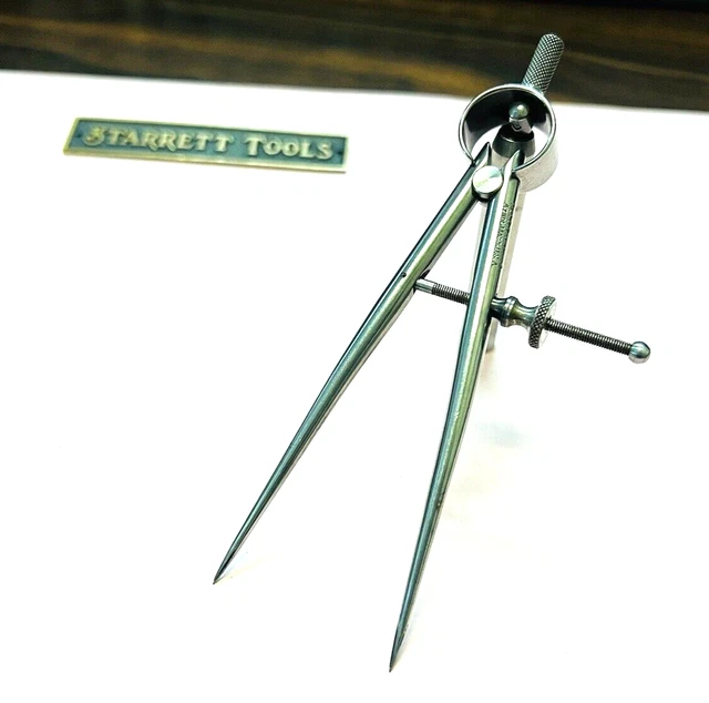 STARRETT NO.277 Spring-Type Divider with Round Legs; 4.0” Size ...
