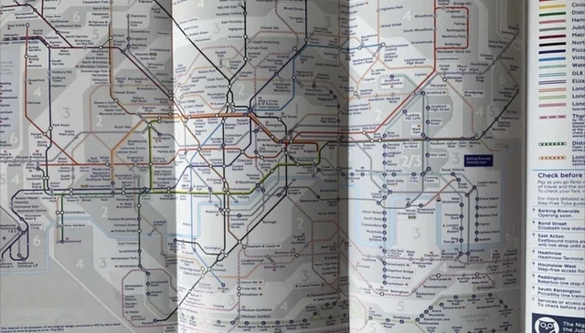 4 PACK LONDON Underground Tube Map - NEW May 2022 TFL - Elizabeth Line ...