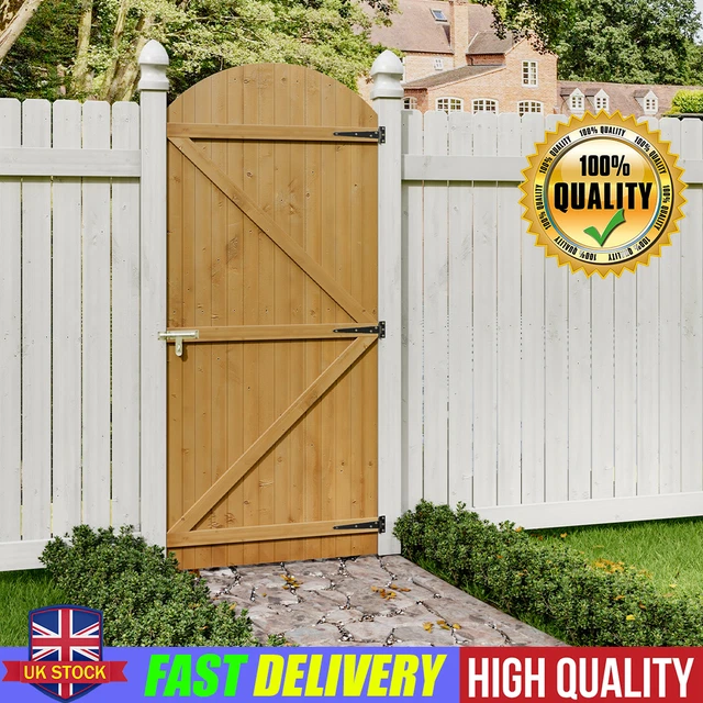 WOODEN GARDEN GATE Side Gate Made To Measure Tongue and Groove Pressure ...