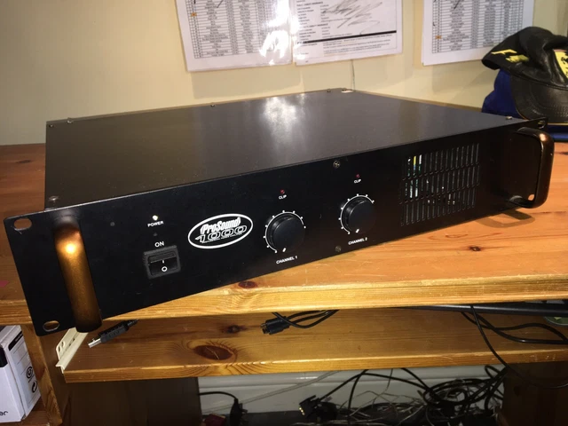 PROSOUND 1000 POWER Amplifier 1000w Amp £59.99 - PicClick UK