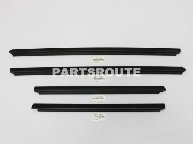 TOYOTA COROLLA 2009-2013 OEM Genuine Front Rear Inner Door Weatherstrip ...