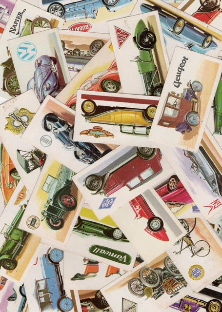 1968 BROOKE BOND History Of The Motor Car Cards - Bulk Lot To Complete ...