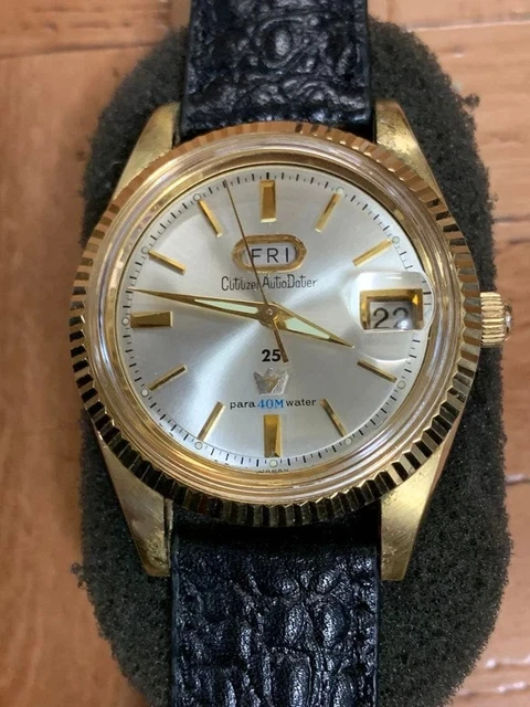 OROLOGIO AUTOMATICO CITIZEN Auto Data Seven 1404-T revisionato usato ...